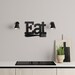 Eat Metal Wall Art - Etsy UK