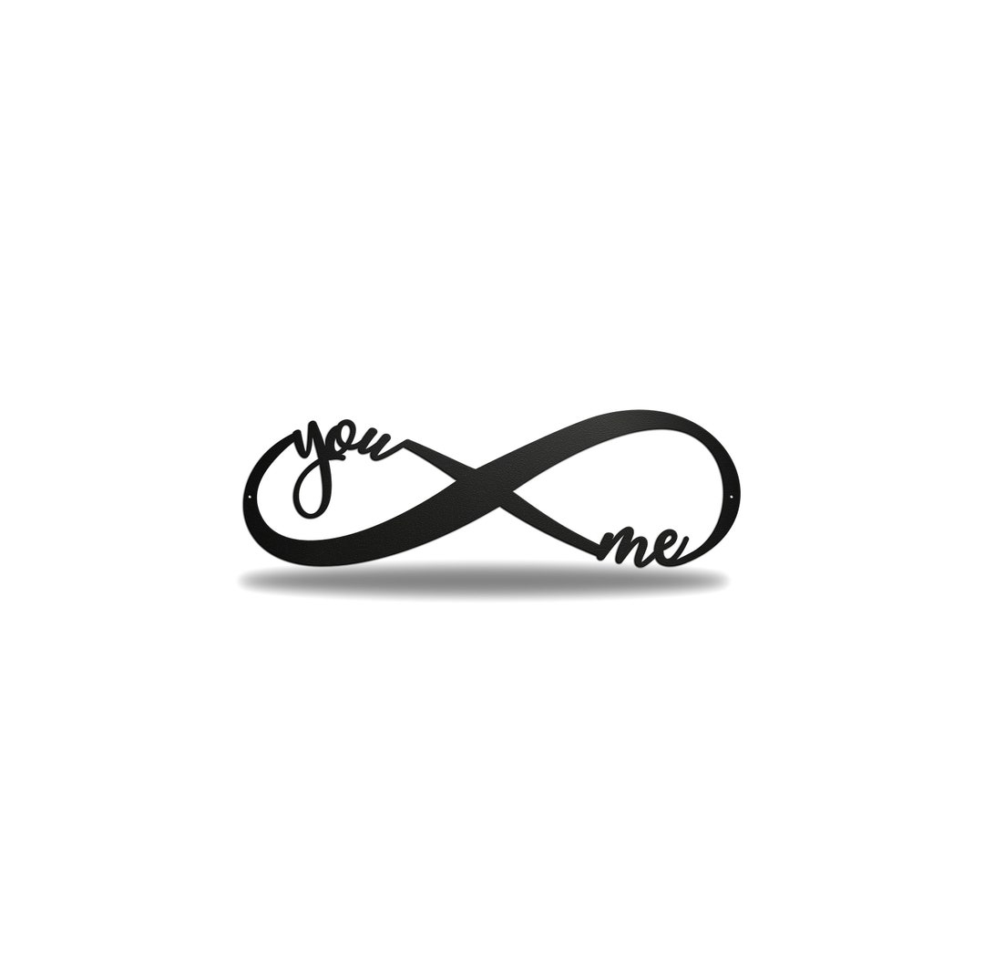 You Me Infinity Metal Wall Art - Etsy UK
