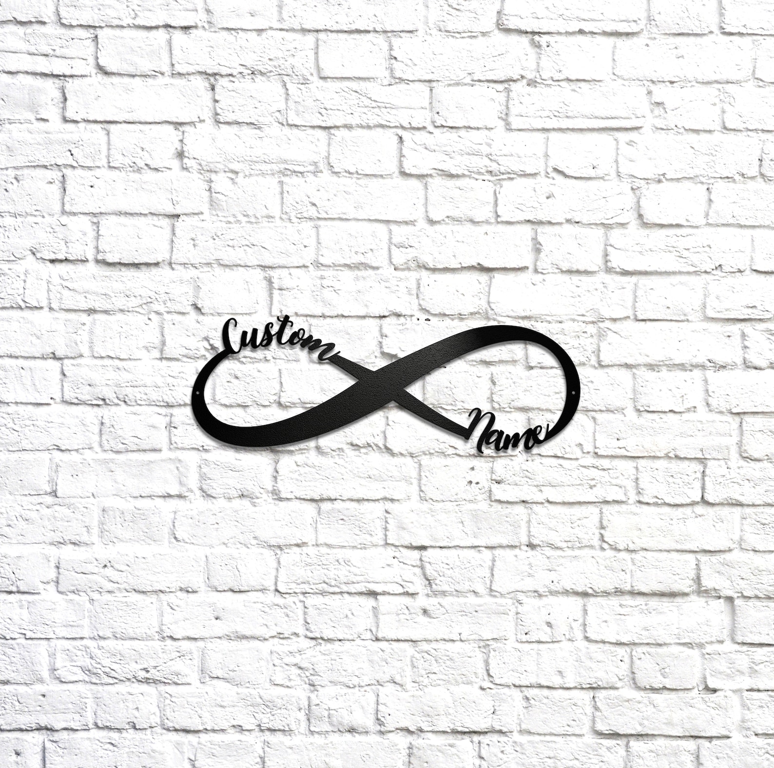 Custom Name Infinity Sign - Etsy UK
