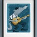 Limited Edition Giclée Print of Musical Wolf. Signed by - Etsy UK