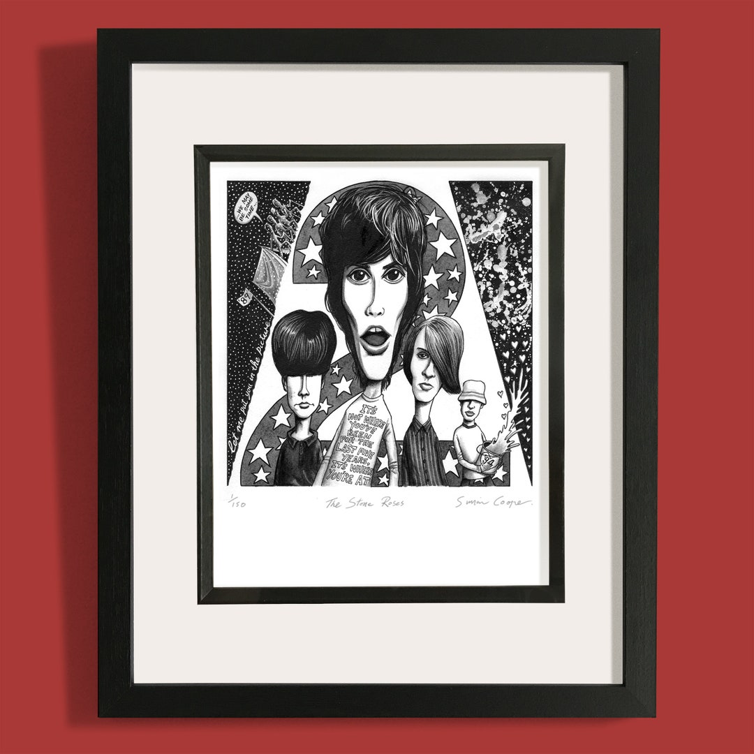 The Stone Roses Print. Limited Edition Giclée Print of Original Artwork ...