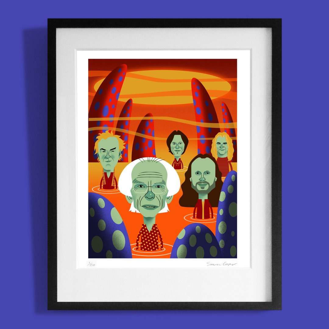 Yes Print. Limited Edition Giclée Print of Artwork Commissioned by Prog ...