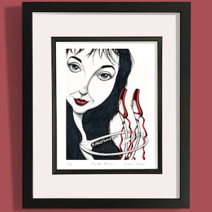 Kate Bush Print. Limited Edition Giclée Print of Original Artwork ...