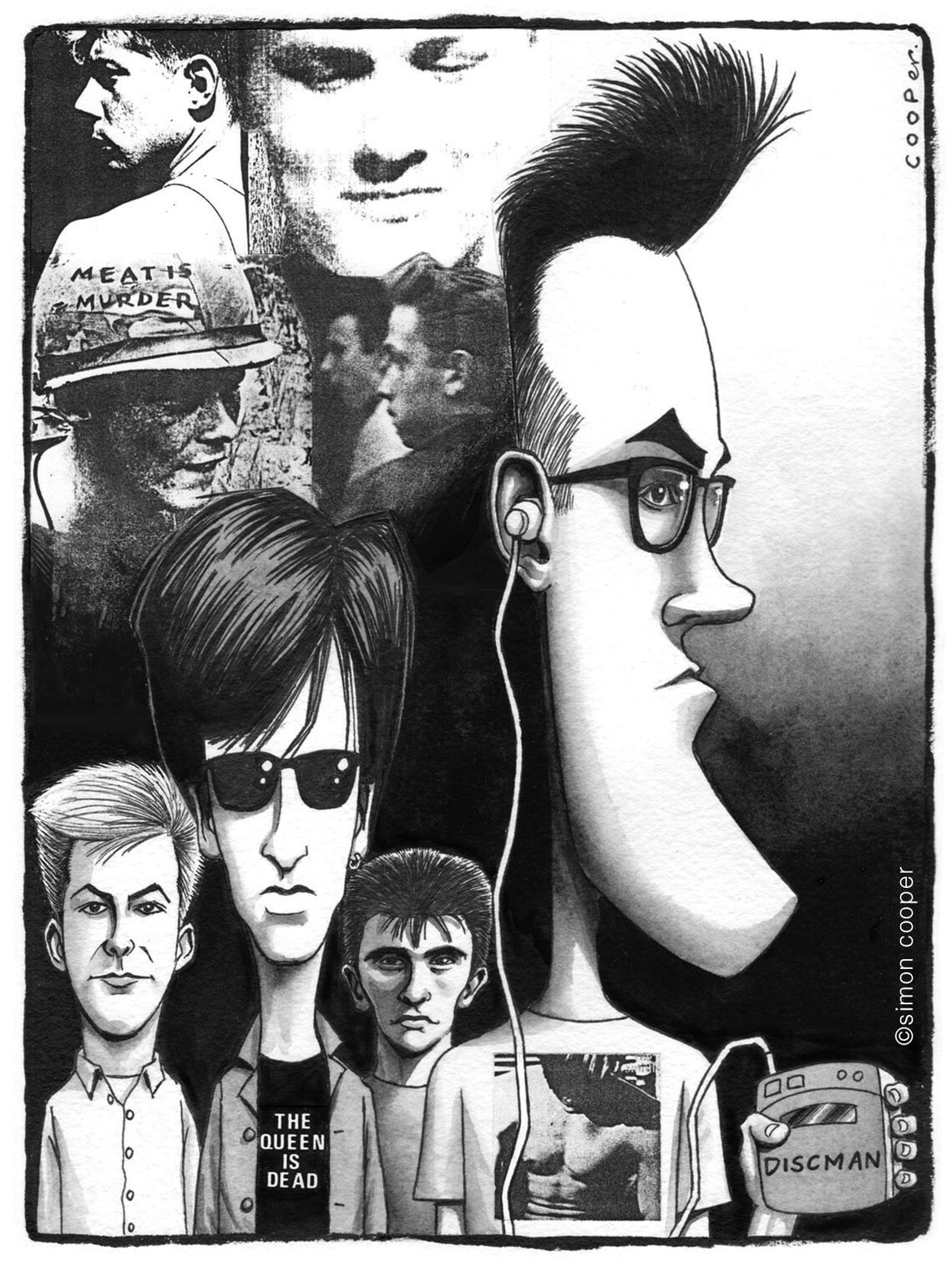 The Smiths Print. Limited Edition Giclée Print of Original Artwork ...