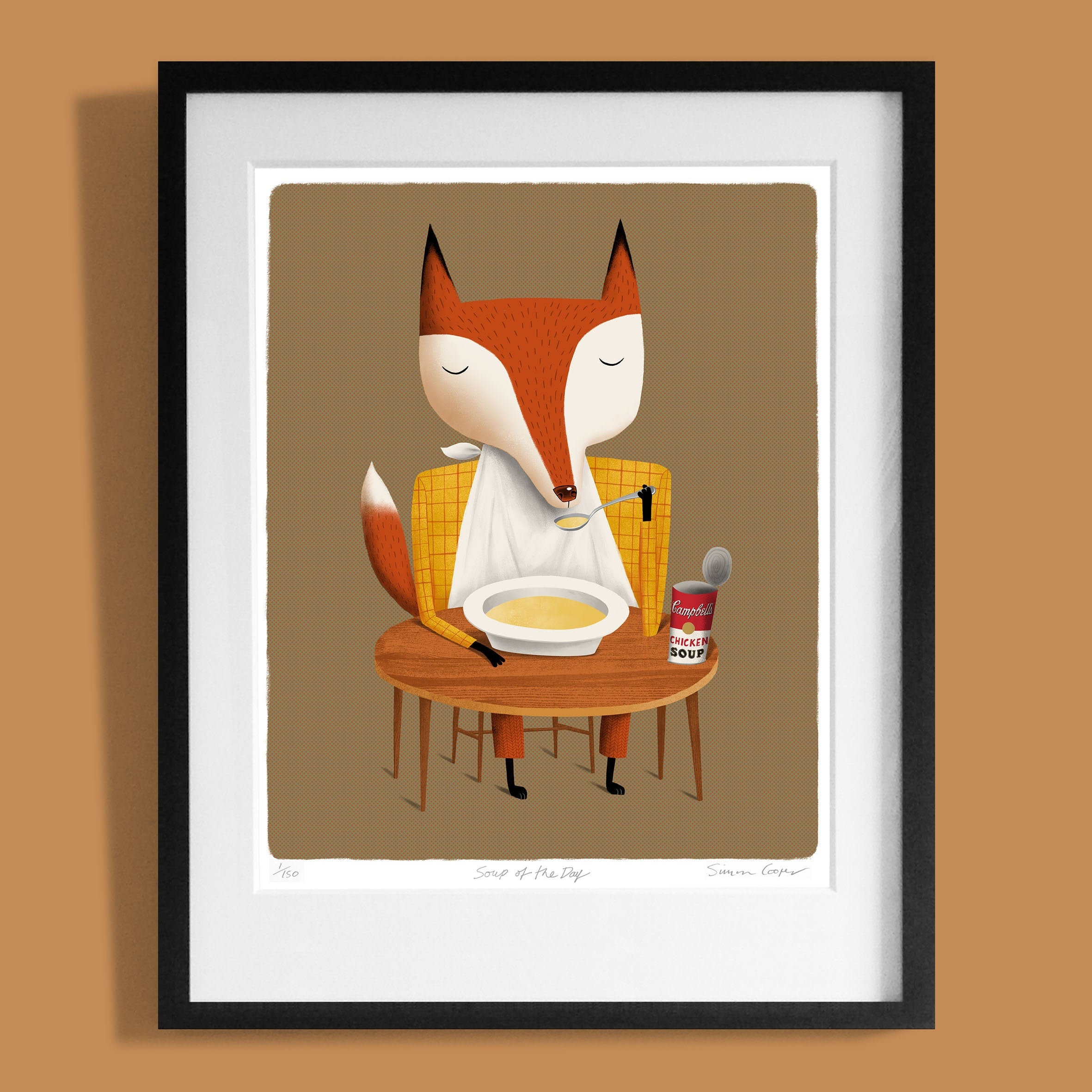 Fox Eating Chicken Cartoon