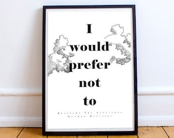 I Would Prefer Not - Etsy