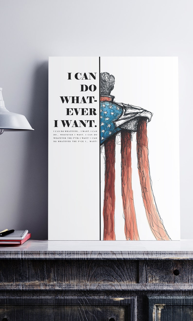 The Boys Homelander Poster I Can Do Whatever I Want - Etsy Ireland