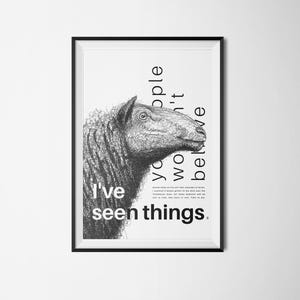 Blade Runner 'tears in Rain' Monologue Poster: Sci-fi Art Print - Etsy