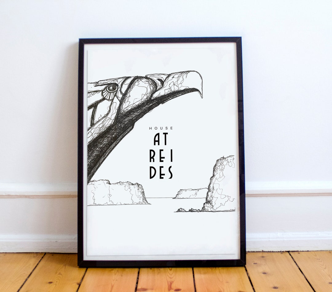 House Atreides - Hawk - Dune Poster - Frank Herbert -instant Download ...