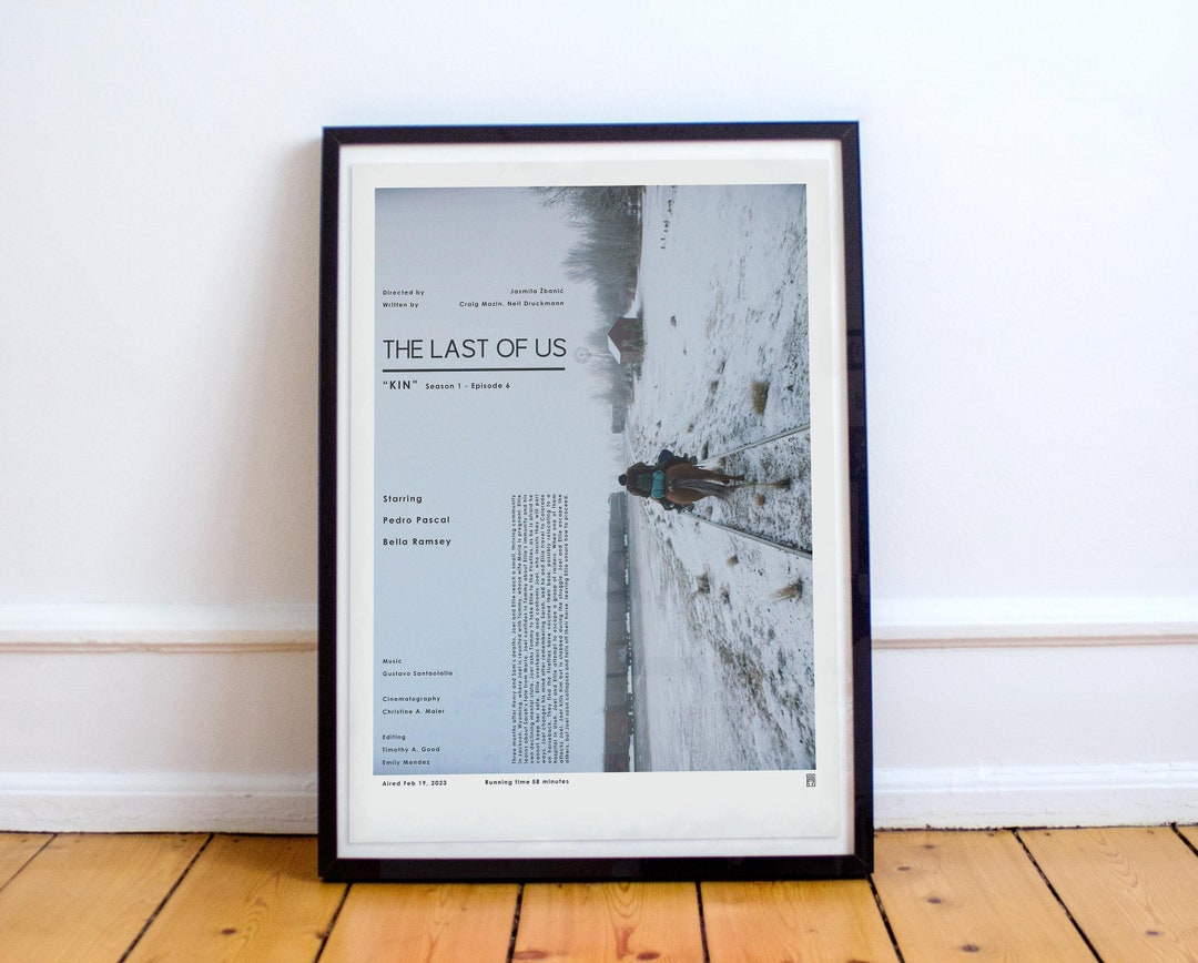 Ellie and Joel the Last of Us Alternative Poster - S01e06 "kin ...