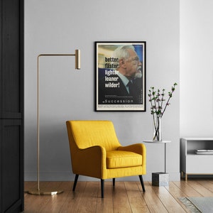 Succession Logan Roy Poster - S04E02 Rehearsal - Zitat Poster - Print ...