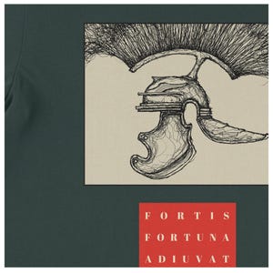 Fortis Fortuna Adiuvat Fortune Favours the Bold Latin Phrase Design ...