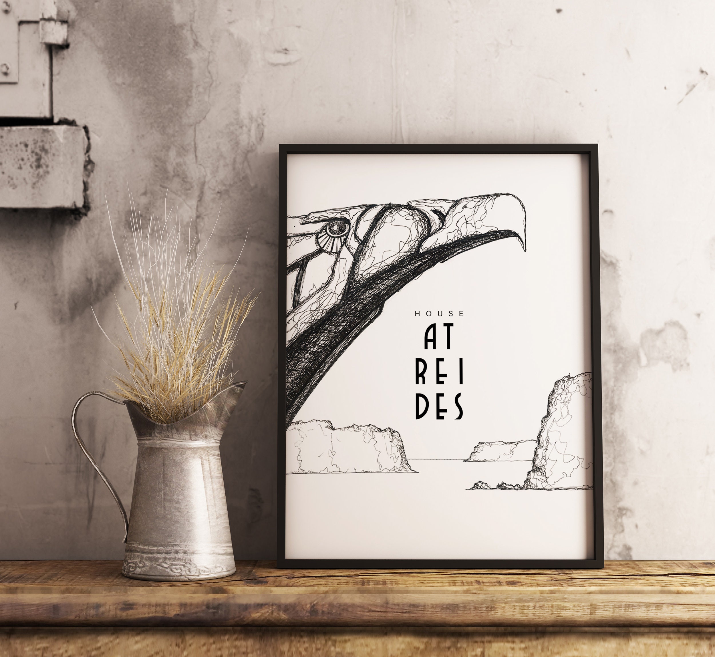 House Atreides Hawk Dune Poster Frank Herbert instant - Etsy