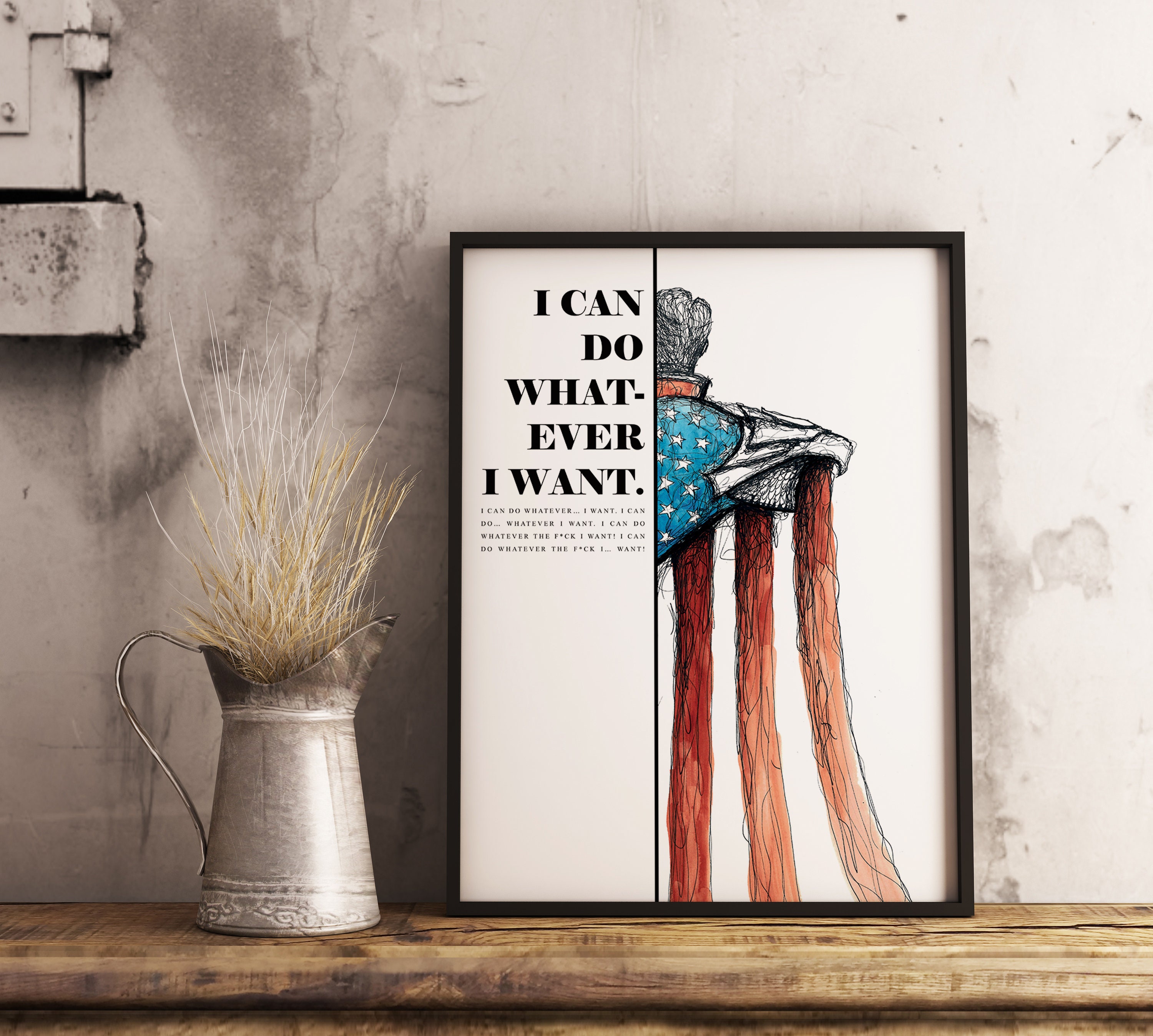 The Boys Homelander Poster I Can Do Whatever I Want - Etsy Ireland
