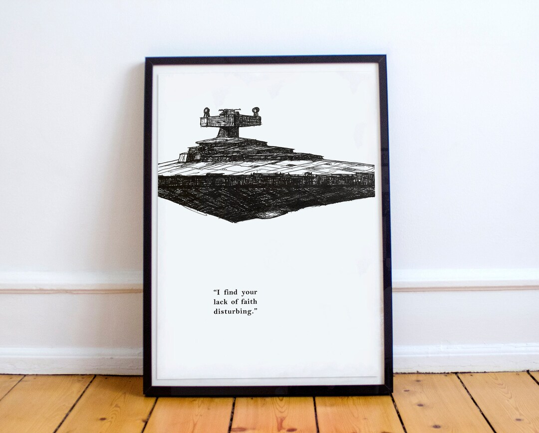 Star Destroyer Quote Poster - Etsy