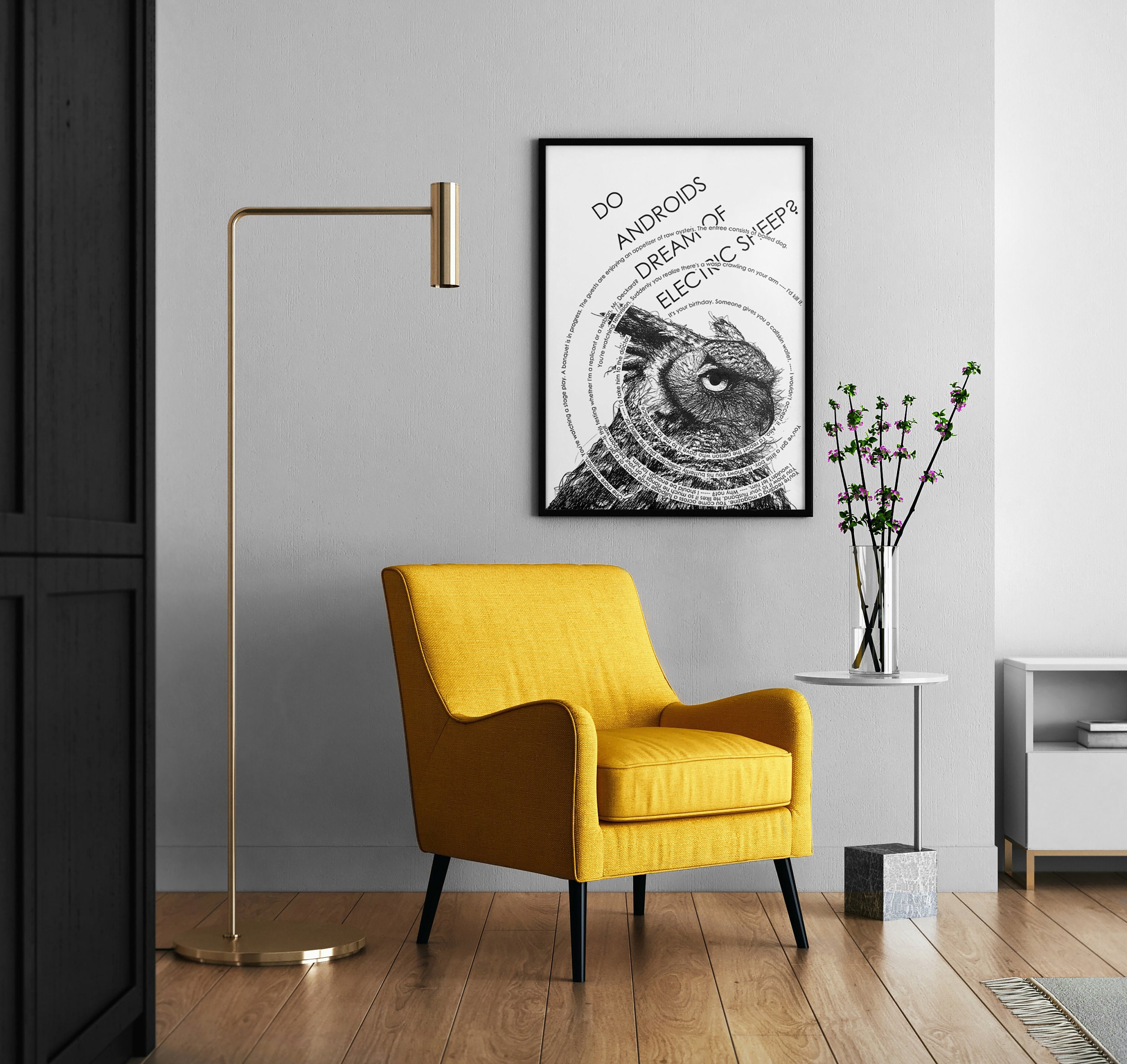 Blade Runner Poster the Owl V2 Do Androids Dream of Electric - Etsy