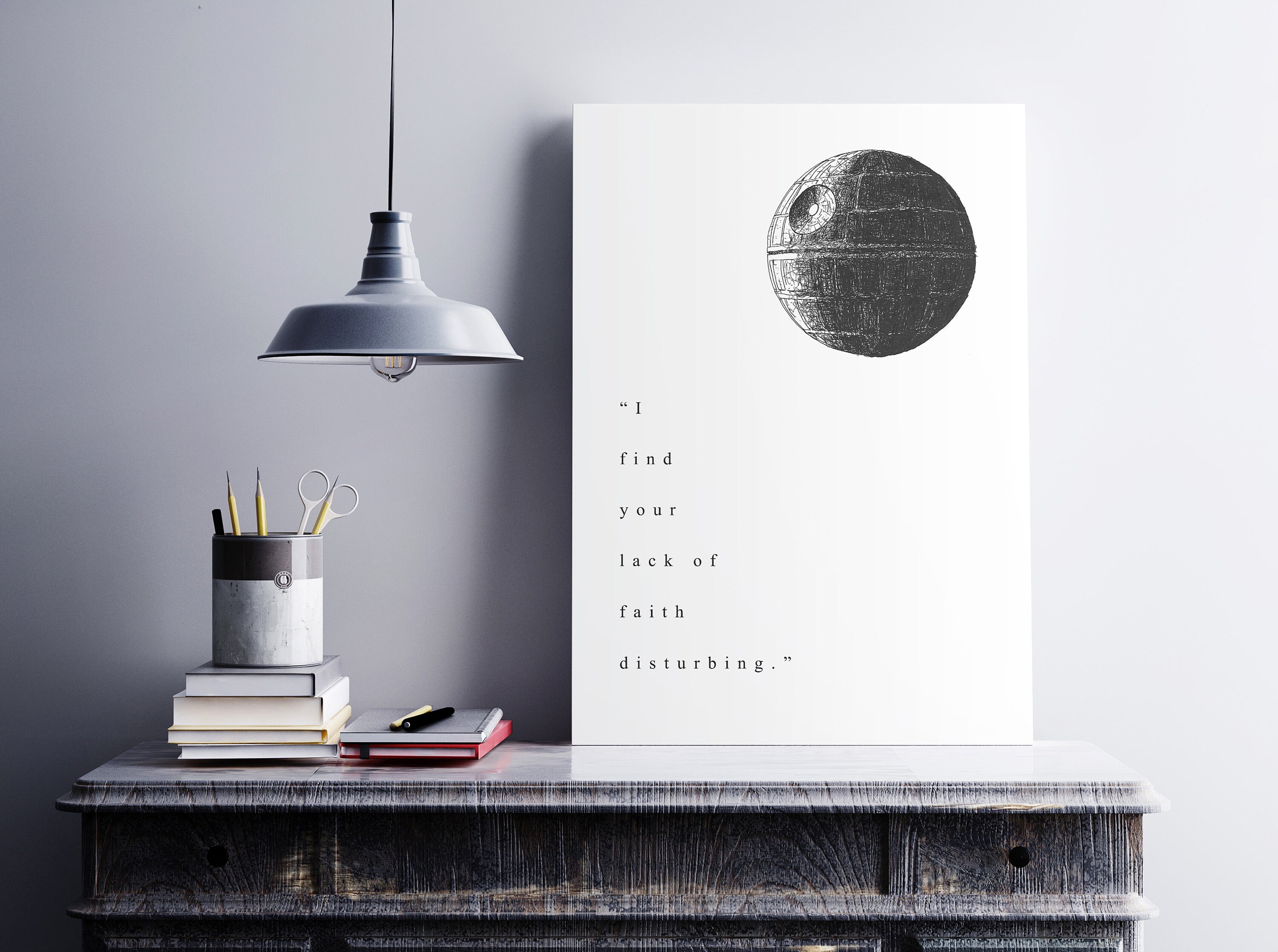 Death Star Poster Quote Instant Download - Etsy