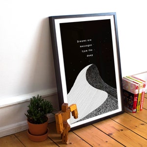 Dune Fanmade Quote Poster - Dreams Are Messages From the Deep - Instant ...