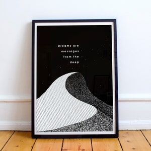 Dune Fanmade Quote Poster - Dreams Are Messages From the Deep - Instant ...