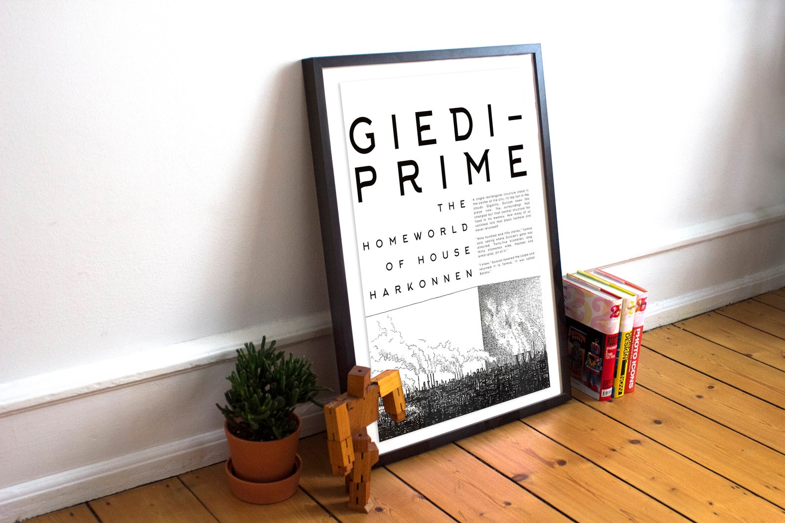 GIEDI-PRIME - House Harkonnen - D. Poster - D. by Frank Herbert ...