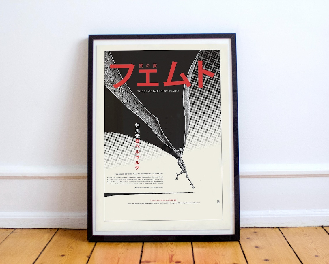 Berserk Fanmade Poster - Griffith - Wings of Darkness Femto ...