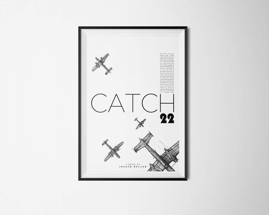 Catch 22 Joseph Heller - Book-movie Poster - Instant Download - Etsy