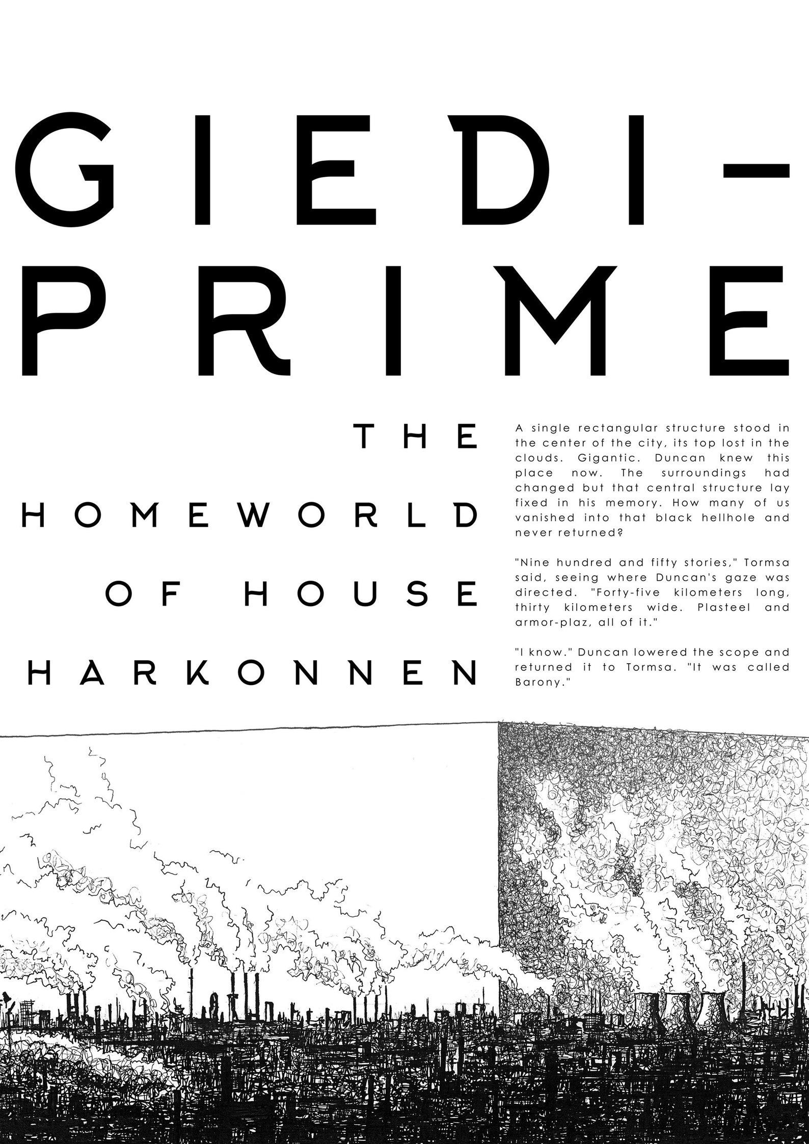 GIEDI-PRIME - House Harkonnen - D. Poster - D. by Frank Herbert ...