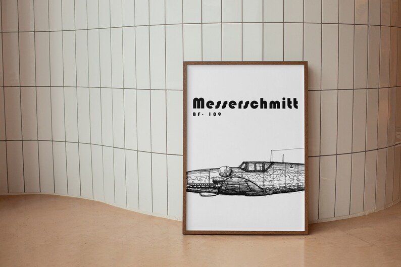 Messerschmitt- BF-109 - Ww2 German Fighter Plane - Luftwaffe ...