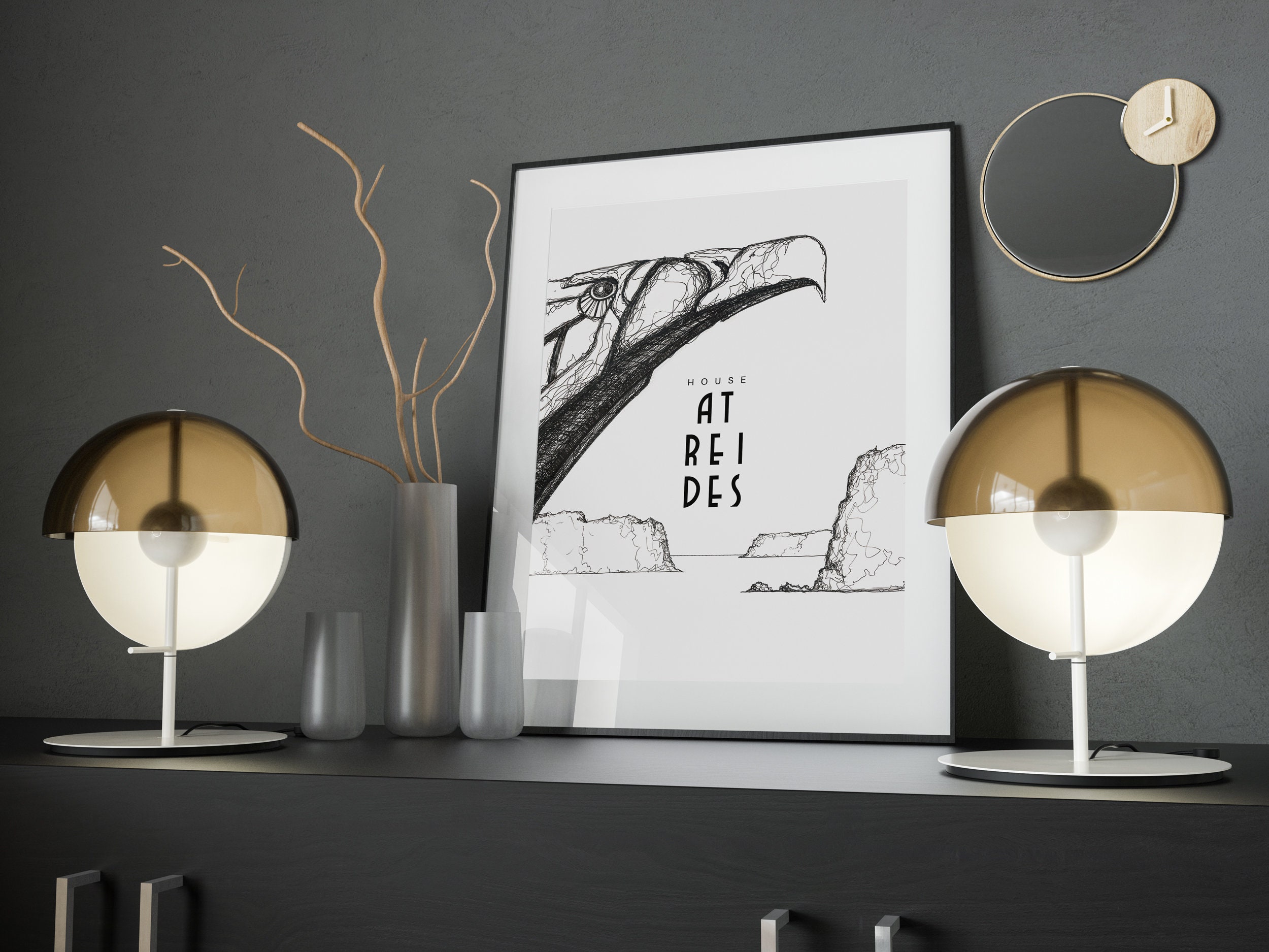 House Atreides Hawk Dune Poster Frank Herbert instant - Etsy