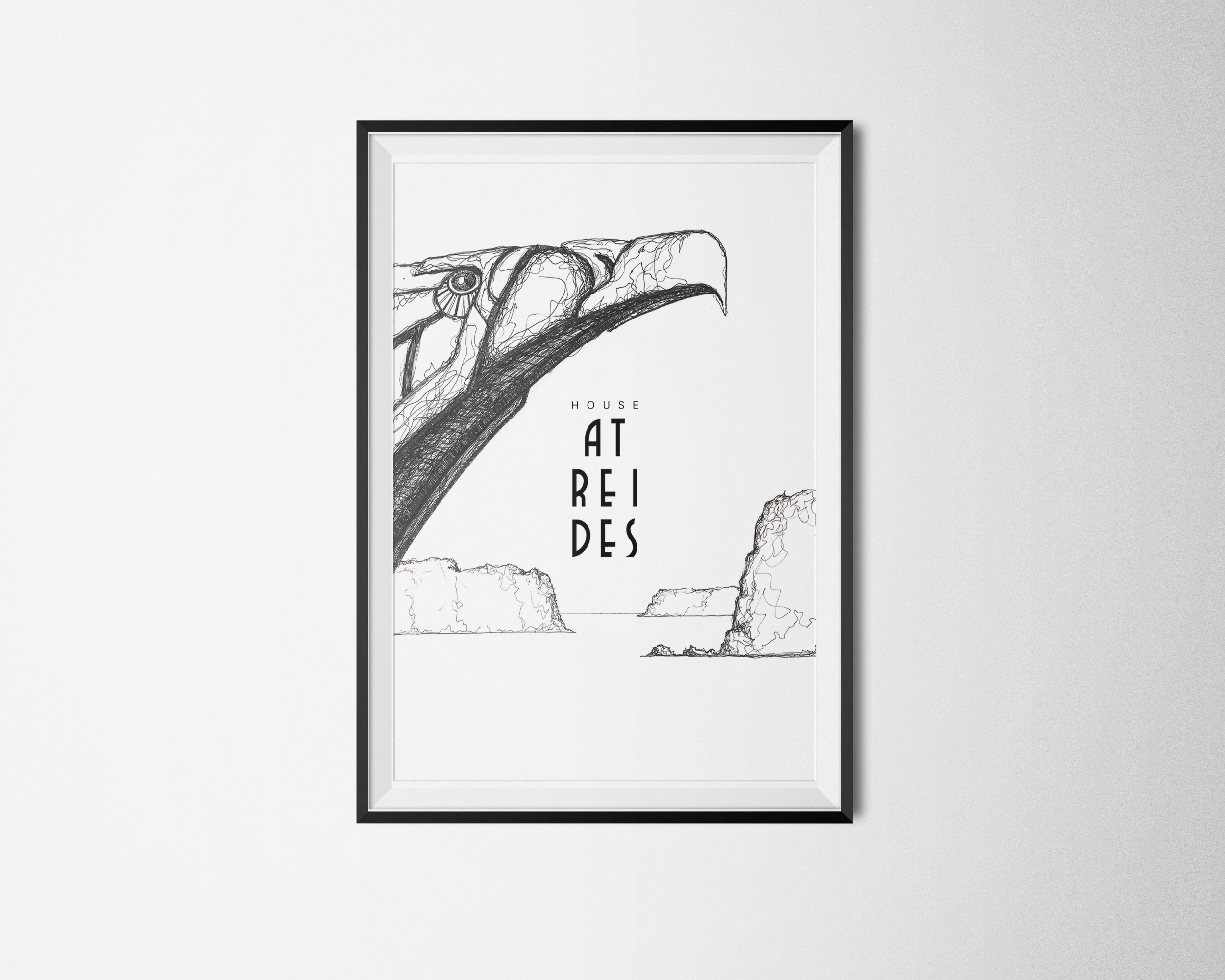 House Atreides Hawk Dune Poster Frank Herbert instant - Etsy