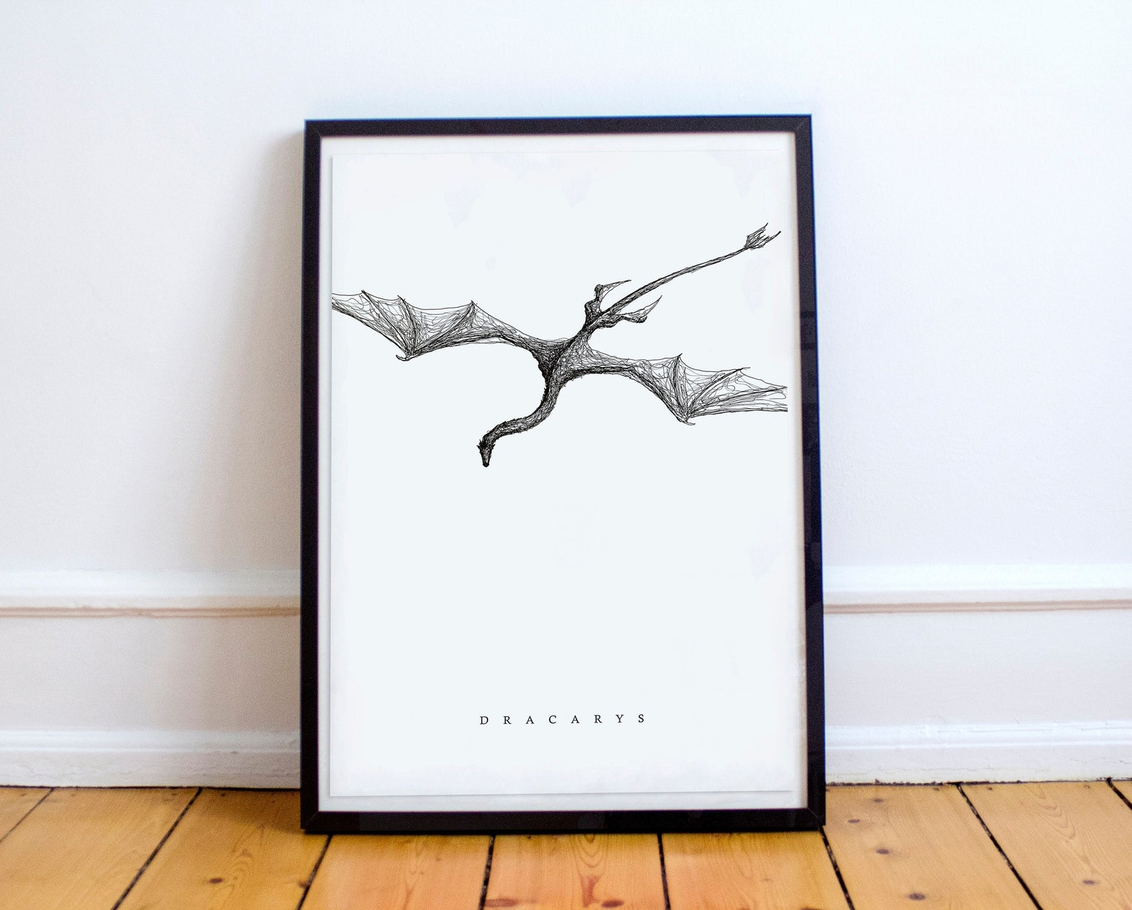 GOT Poster - Dracarys - Caraxes - HOTD - Etsy