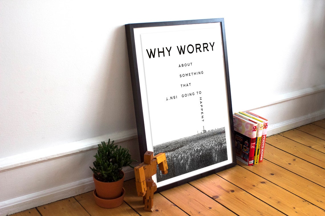 Chernobyl Quote Poster why Worry About Something That - Etsy