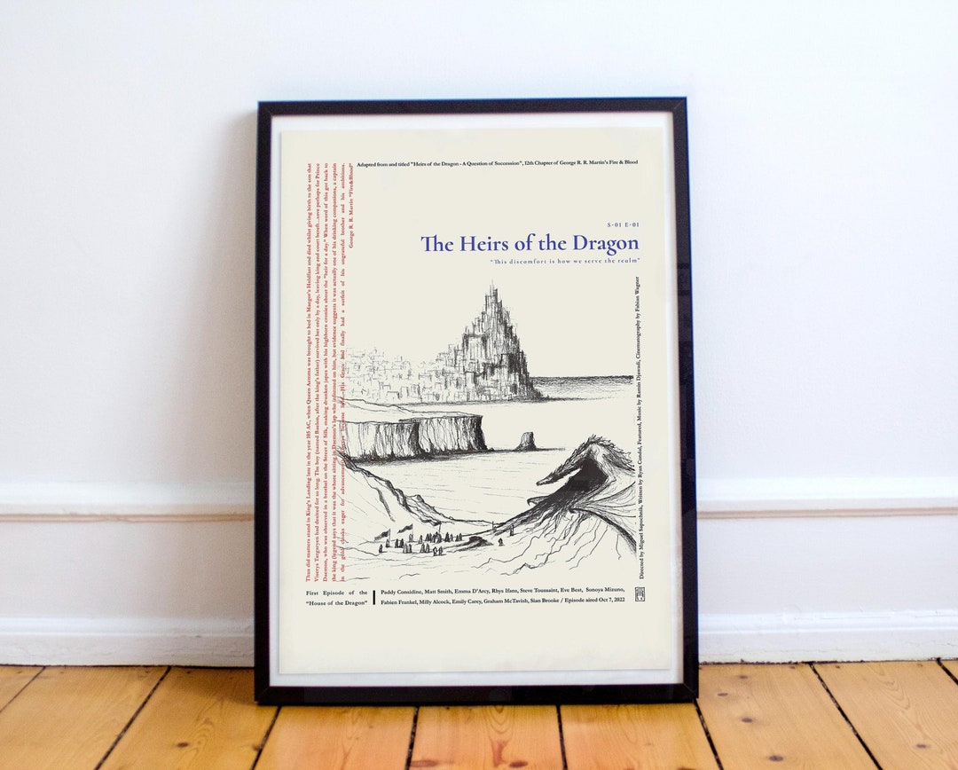 HOTD Art Poster - the Heirs of the Dragon - Funeral of Aemma - Drawing ...