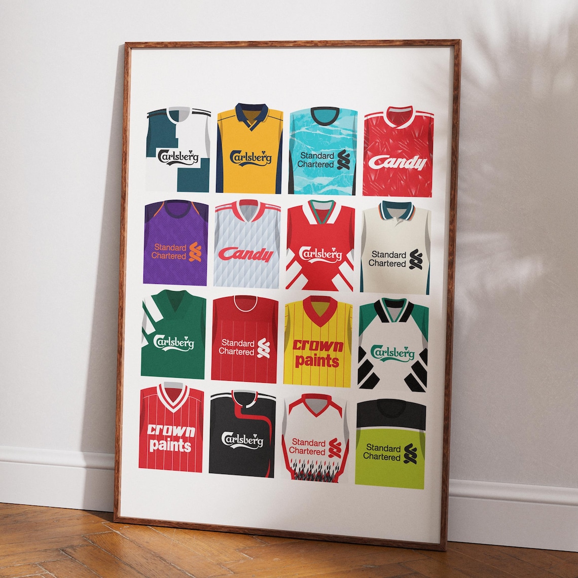 Liverpool Stickers Classic Kits | Set of 8 Vinyl Stickers Waterproof ...