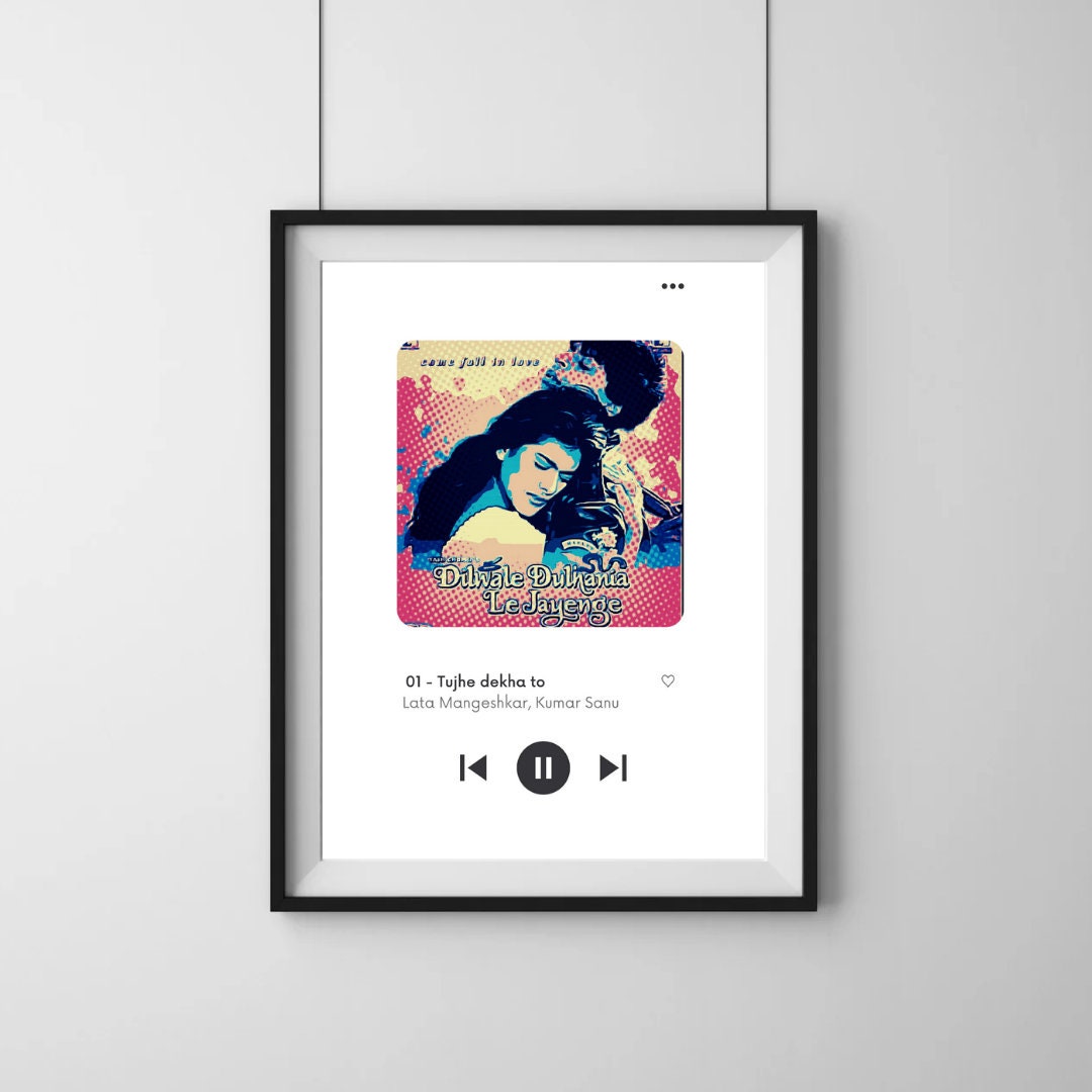 Personalised Spotify Style Bollywood Music Poster Print: Spotify Wall ...