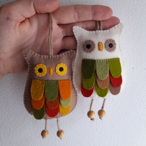 Felt Owl Ornament Sewing Pattern: DIY Christmas Decor (PDF Pattern) - Etsy