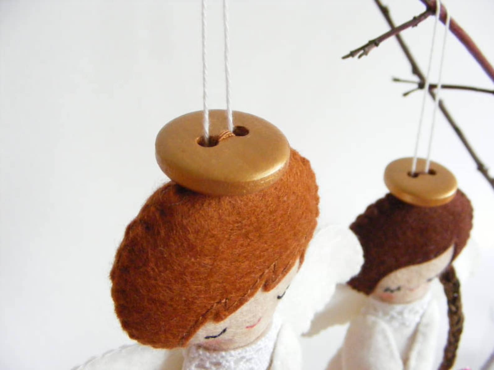 Felt PDF Sewing Pattern Felt Angels. Christmas Tree - Etsy Australia