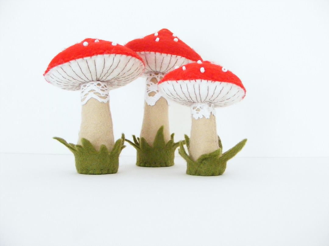 Felt Toadstool Sewing Pattern: DIY Autumn Decor (PDF Pattern) - Etsy