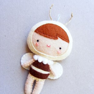 Felt PDF Sewing Pattern - Bee Pixie - Easy Sewing Pattern, DIY Felt ...