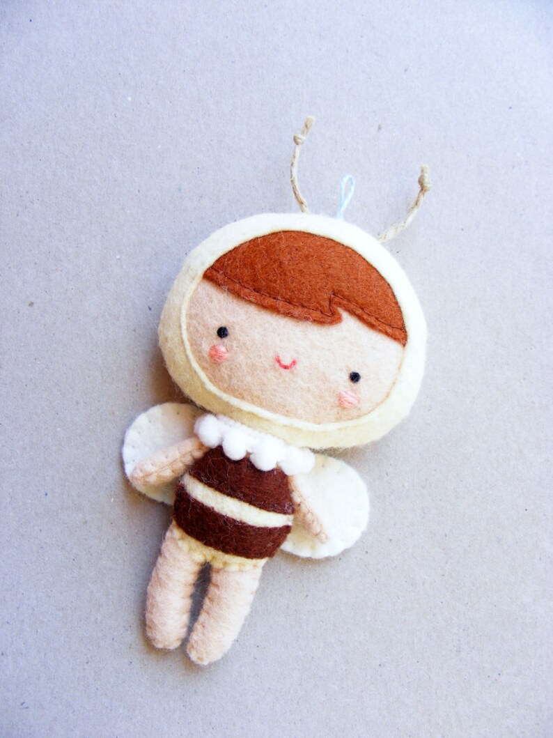 PDF Sewing Pattern - Pixie Bee. DIY Softie Ornament - Etsy