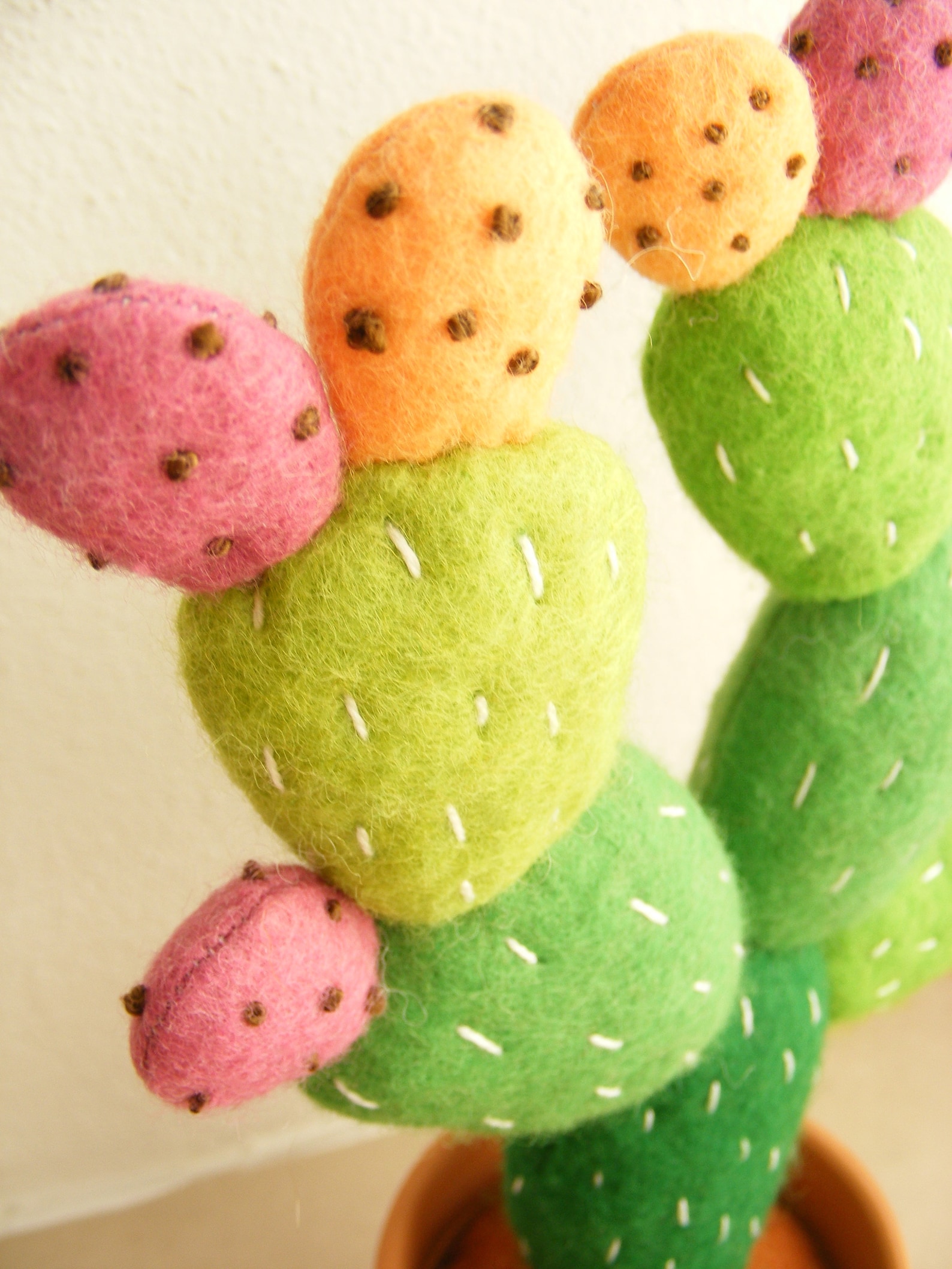 Felt Prickly Pear Cactus Sewing Pattern: DIY Home Decor (PDF Pattern ...