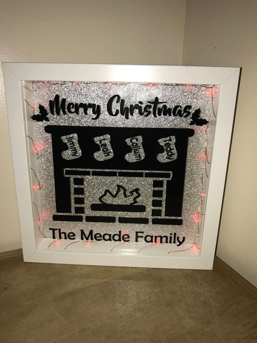 Christmas Family Frame - Etsy