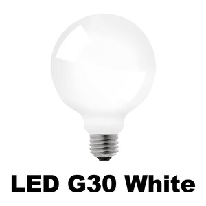 6.8 Watt - 450 Lumens - LED G30 White Light Bulb - Etsy