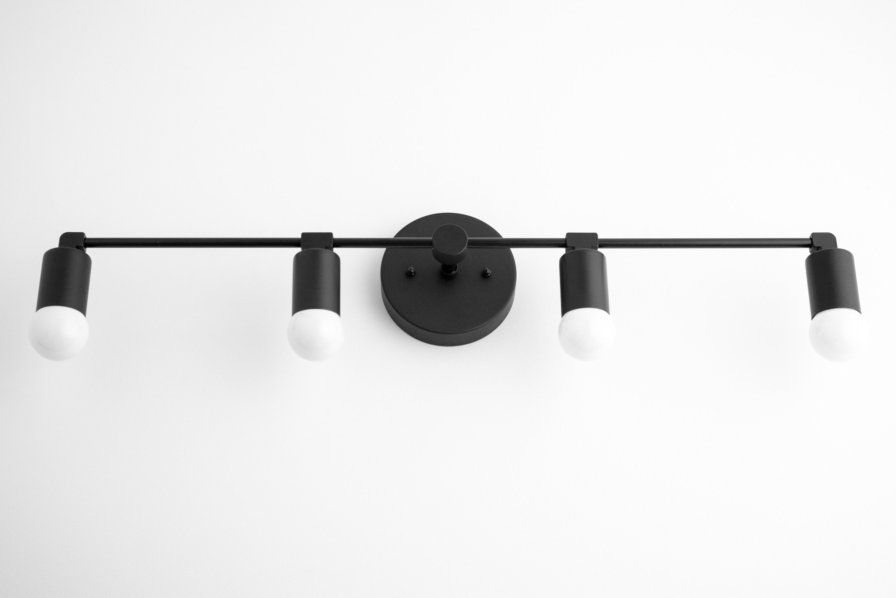 Brass Vanity Lamp Long Vanity Light 4 Bulb Bathroom - Etsy