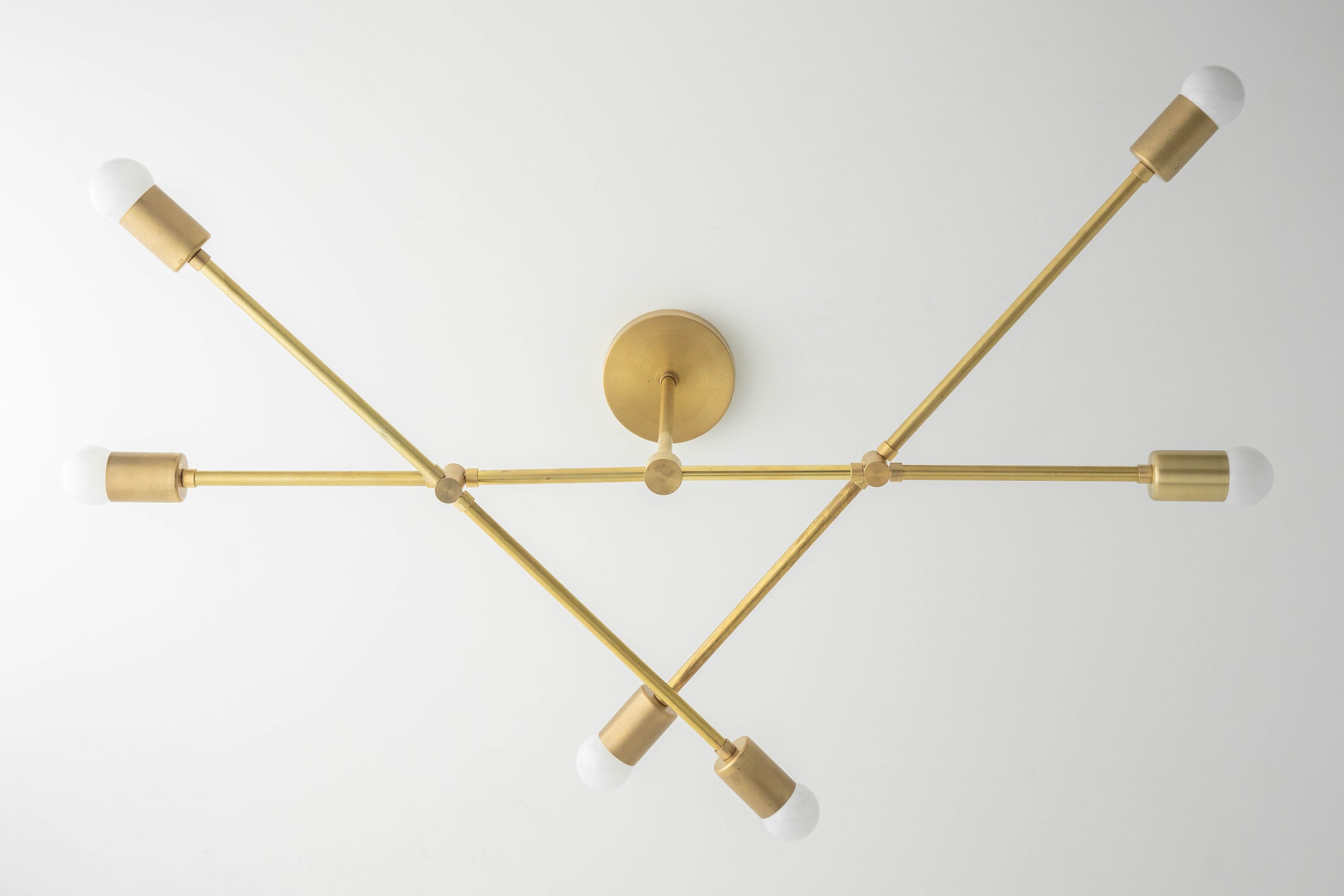 Abstract Chandelier Brass Chandelier Industrial Lighting - Etsy