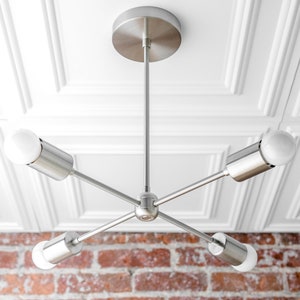 Four Bulb Sputnik Modern Ceiling Light Semi Flush Mid - Etsy