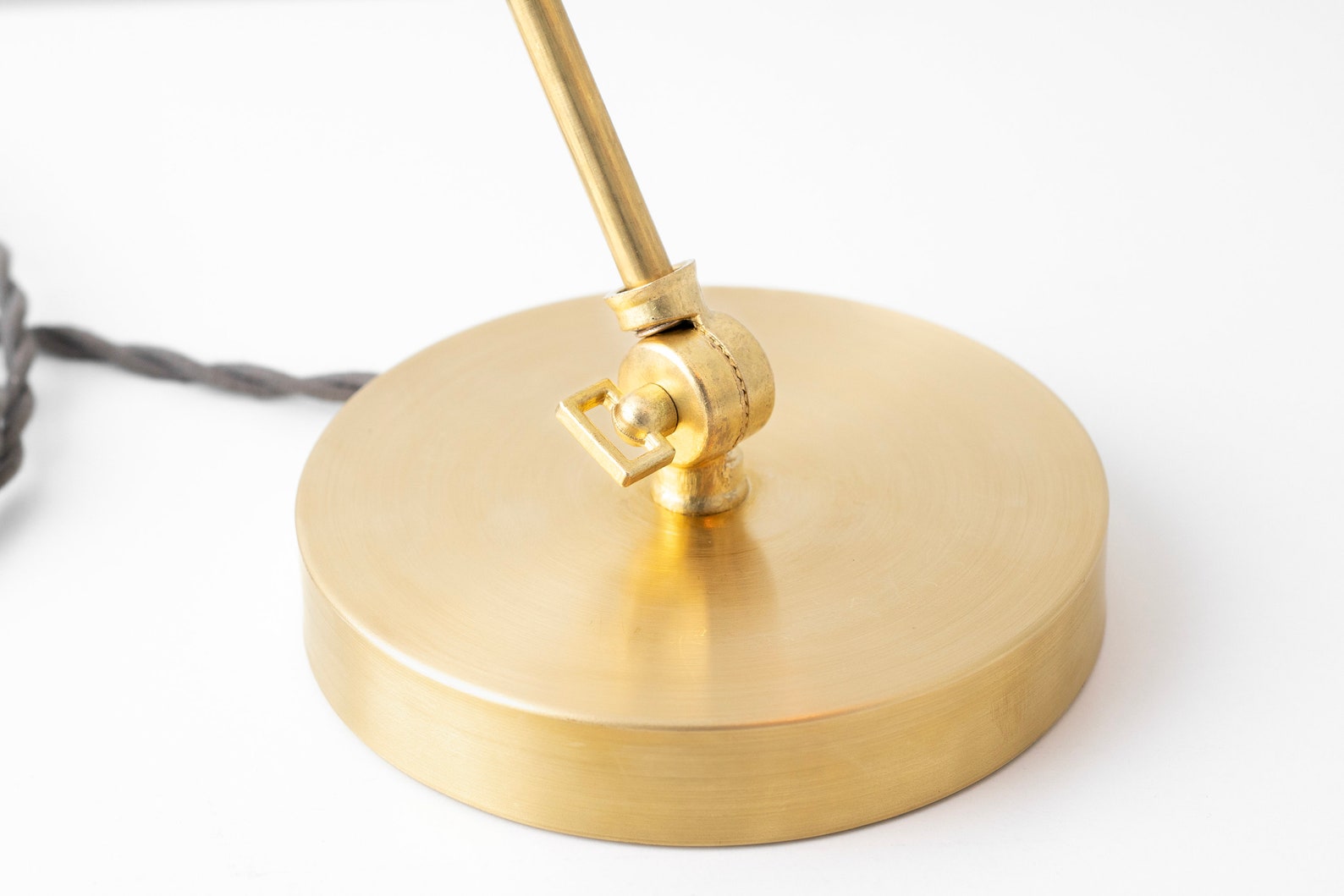 Desk Lamp Edison Bulb Lamp White Shade Work From Home - Etsy