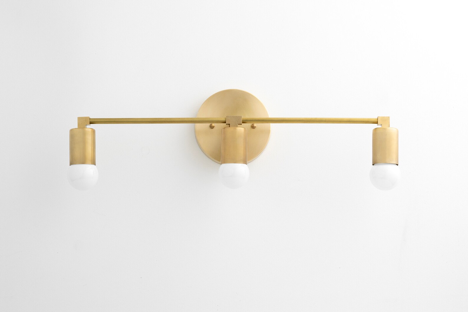 Vanity Light Fixture Multi Light 3 Bulb Mid Century - Etsy