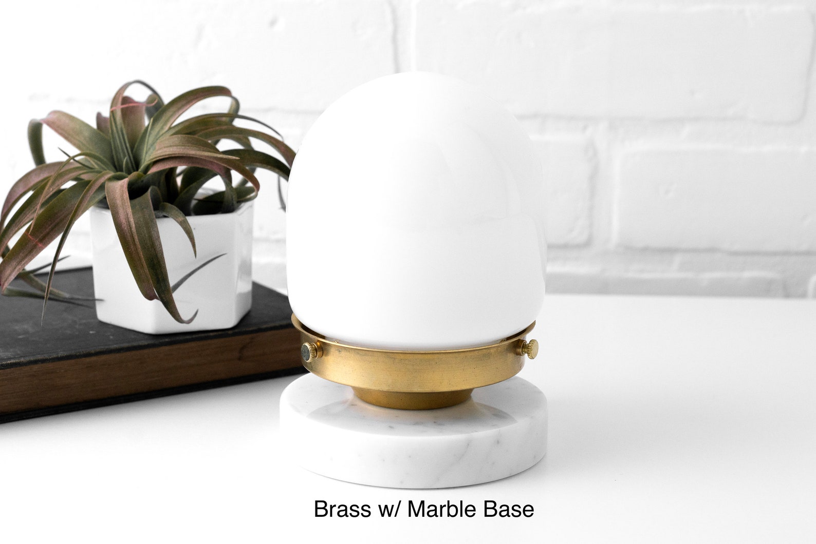 Small Globe Table Lamp Mid Century Lighting Soft Light - Etsy