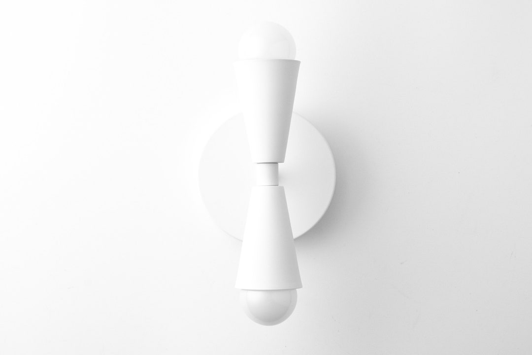White Cone Sconce Modern Lighting Light Fixture Wall Sconce Unique ...